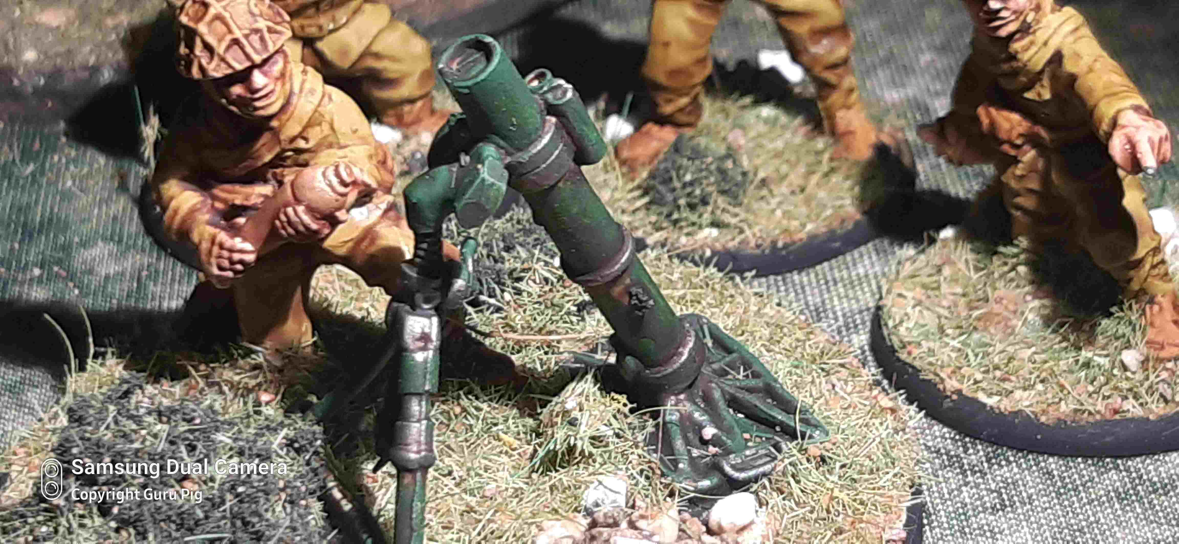 WW2 Japanese Type 2 120mm Heavy Mortar (2) | Guru Pig – the gaming Guru