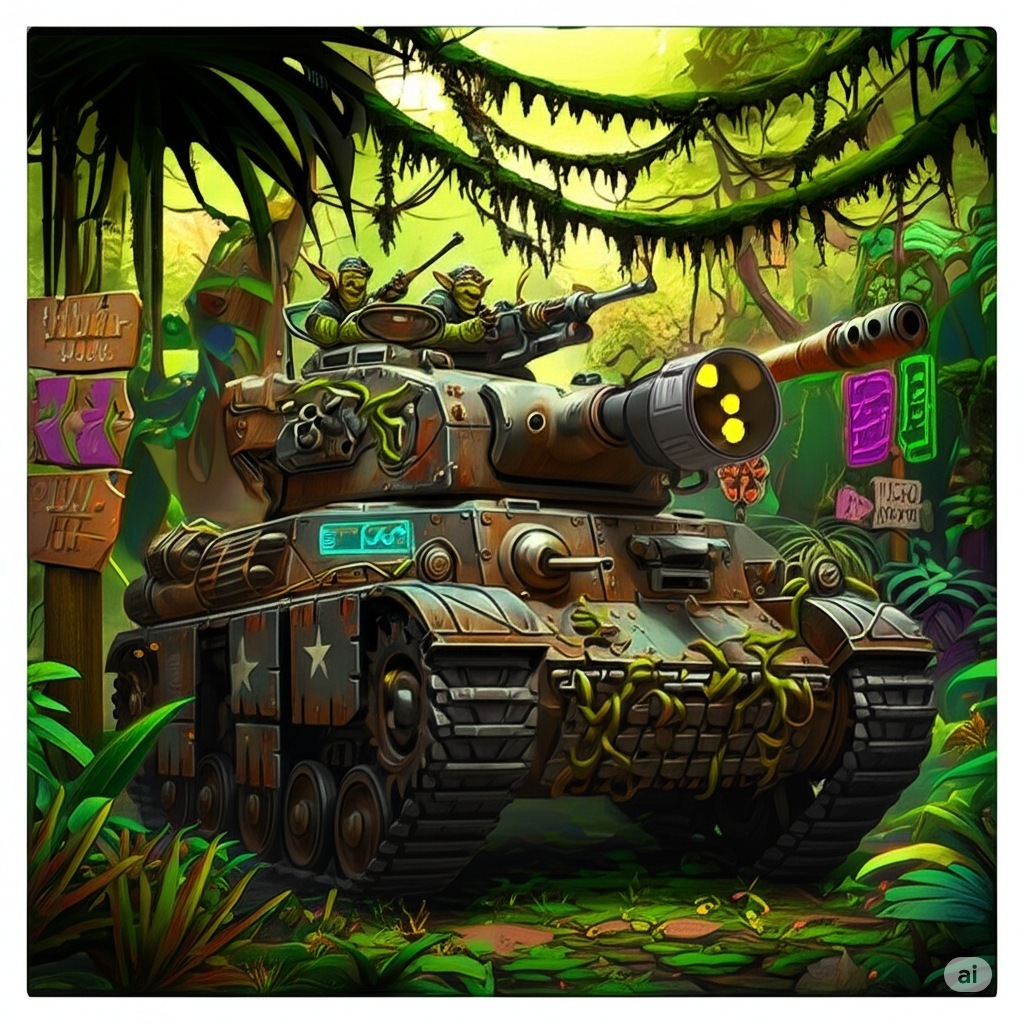 28mm Goblin tank | Guru Pig – the gaming Guru